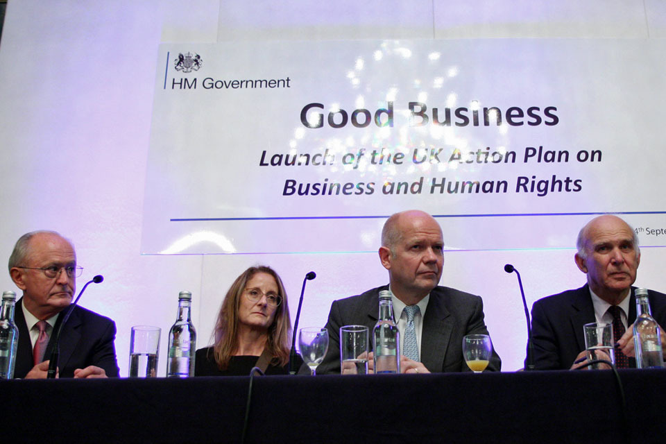 UK first to launch action plan on business and human rights - GOV.UK