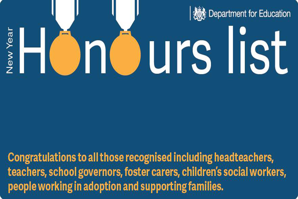 New Year Honours list 2016: education and children's services - GOV.UK