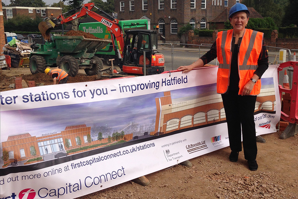 Baroness Kramer visits rail improvements works - GOV.UK
