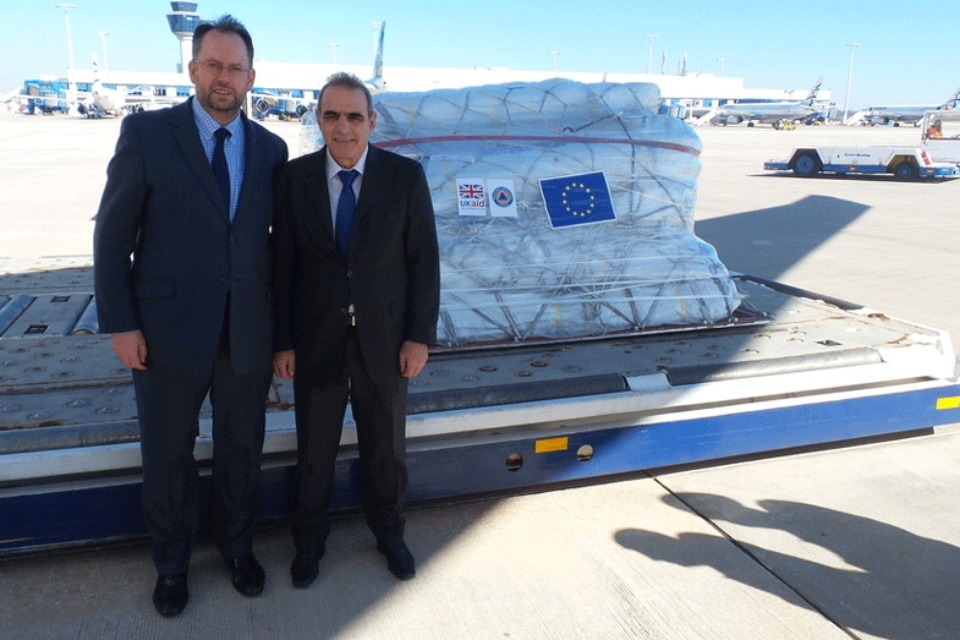 UK humanitarian relief delivered to Greece - GOV.UK