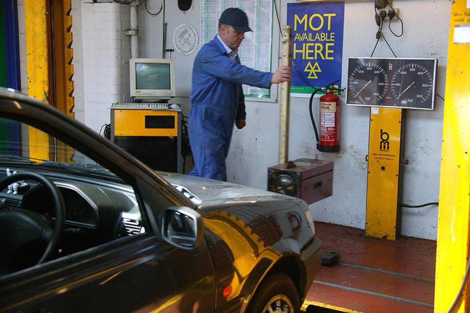VOSA publish MOT garage contact list - GOV.UK