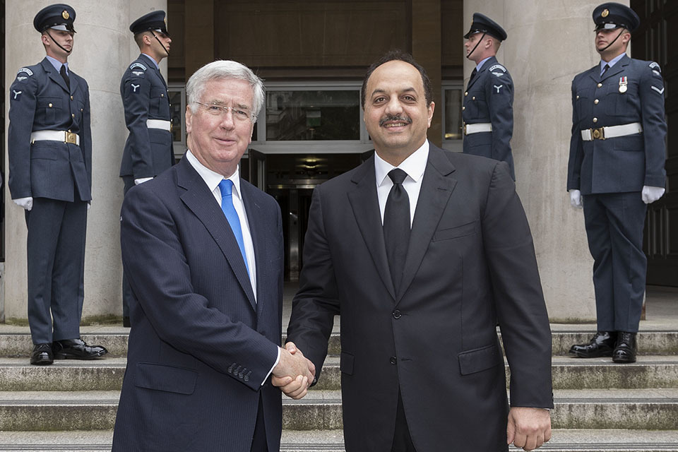 Defence Secretary discusses tackling terrorism with Qatar - GOV.UK