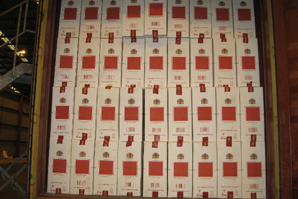 Nine million smuggled cigarettes seized at Felixstowe - GOV.UK