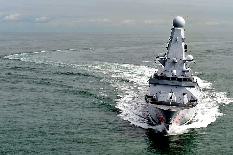 HMS Dragon arrives in Cardiff - GOV.UK