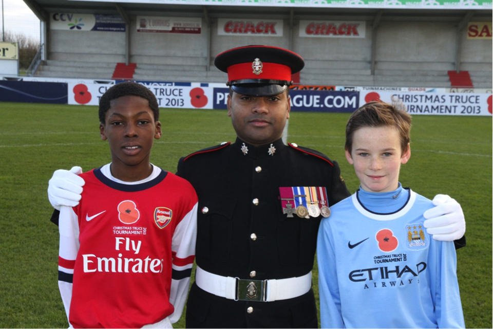 First World War Christmas Truce football match commemorated - GOV.UK