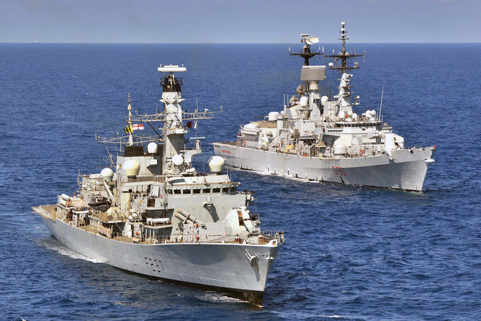 HMS Westminster tests sub-hunting skills - GOV.UK