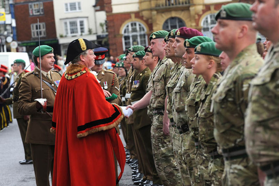 Intelligence Battalion receives Freedom of Marlborough - GOV.UK