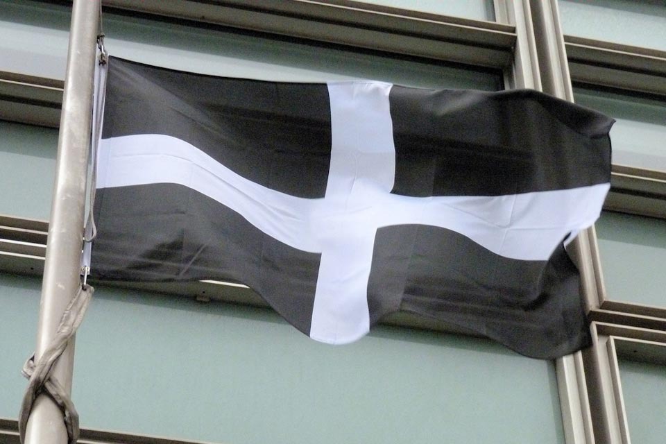 Cornwall flag flies at Department for Communities and Local Government ...