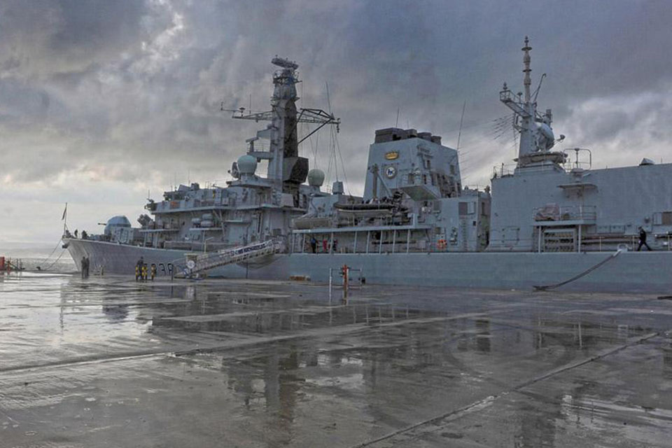 HMS Northumberland prepares for patrol - GOV.UK