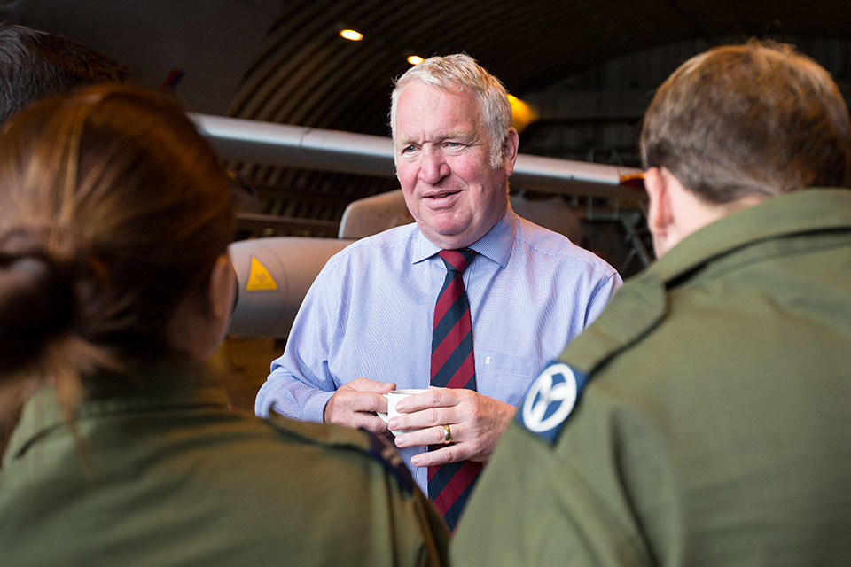 Defence Minister makes reassurance visit to RAF Marham - GOV.UK