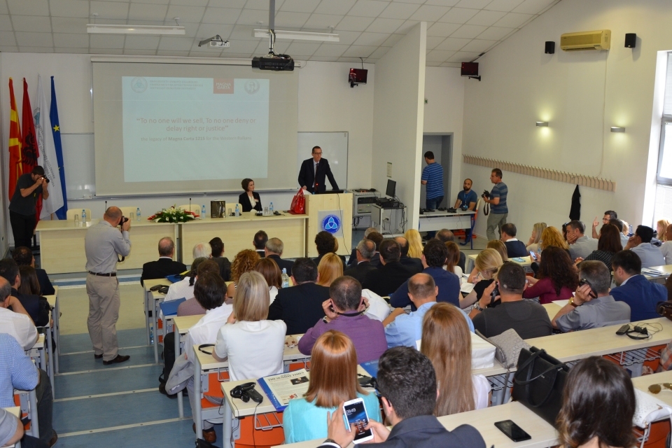 Scientific conference for Magna Carta anniversary in Macedonia - GOV.UK