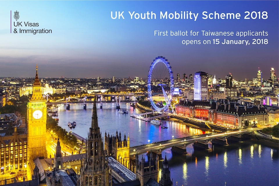 Youth Mobility Scheme 2018 for Taiwanese youth - GOV.UK