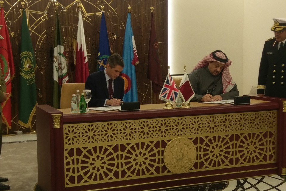 Defence Secretary in Doha as multi-billion pound jet contract with ...