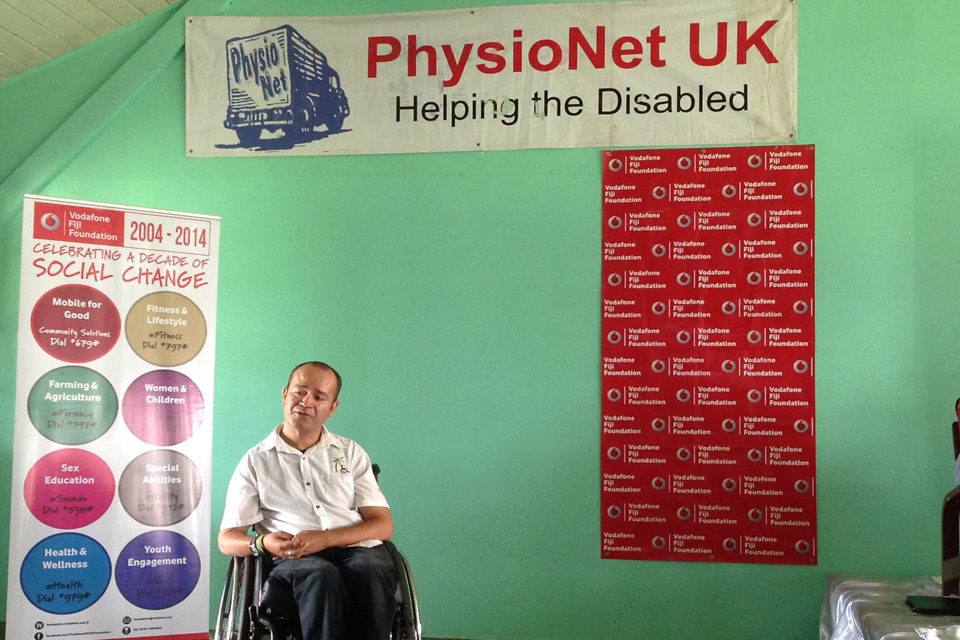 Physionet UK assist Spinal Injuries Association Fiji - GOV.UK