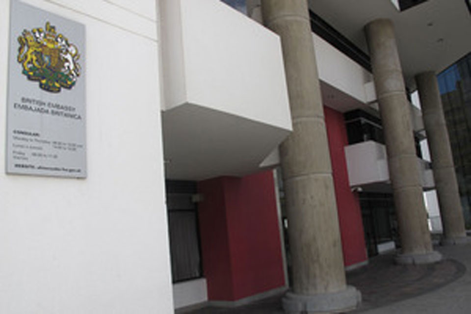 Embajada y consulado en Ecuador estarán cerrados - GOV.UK