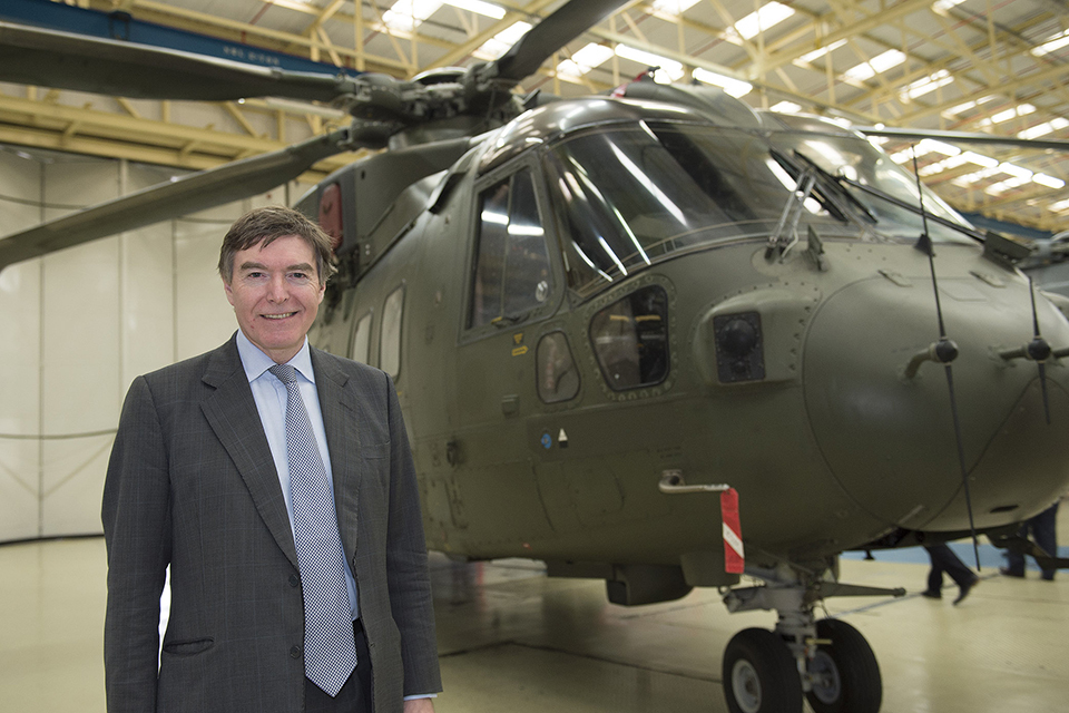 MOD helicopter contract will sustain more than 1,000 UK jobs - GOV.UK