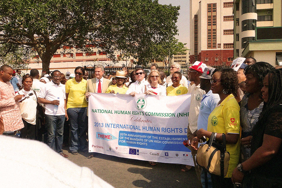 Human Rights Day March in Abuja - GOV.UK