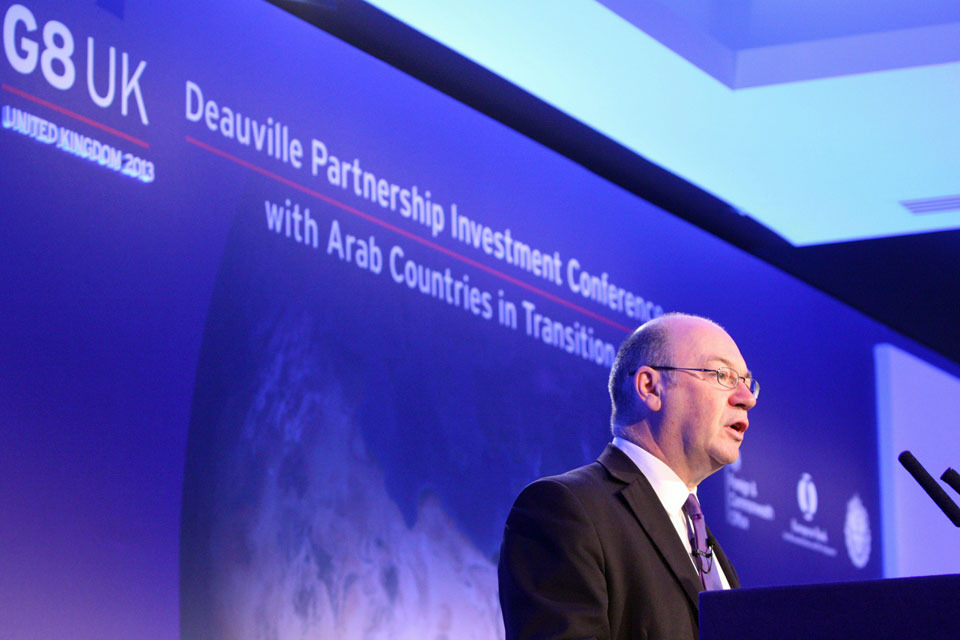FCO Minister opens Deauville Partnership Investment Conference - GOV.UK
