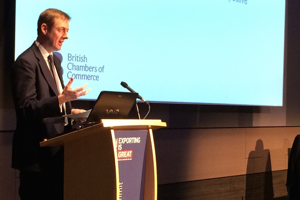 Lord Bridges addresses Midlands business leaders - GOV.UK