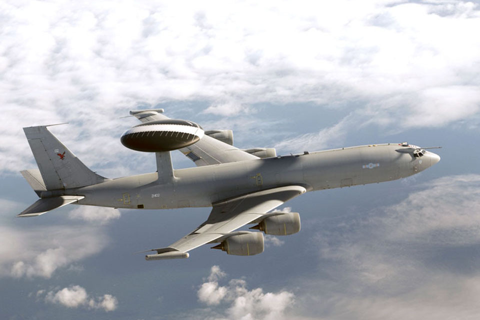 RAF Sentry helps control operations over Libya - GOV.UK