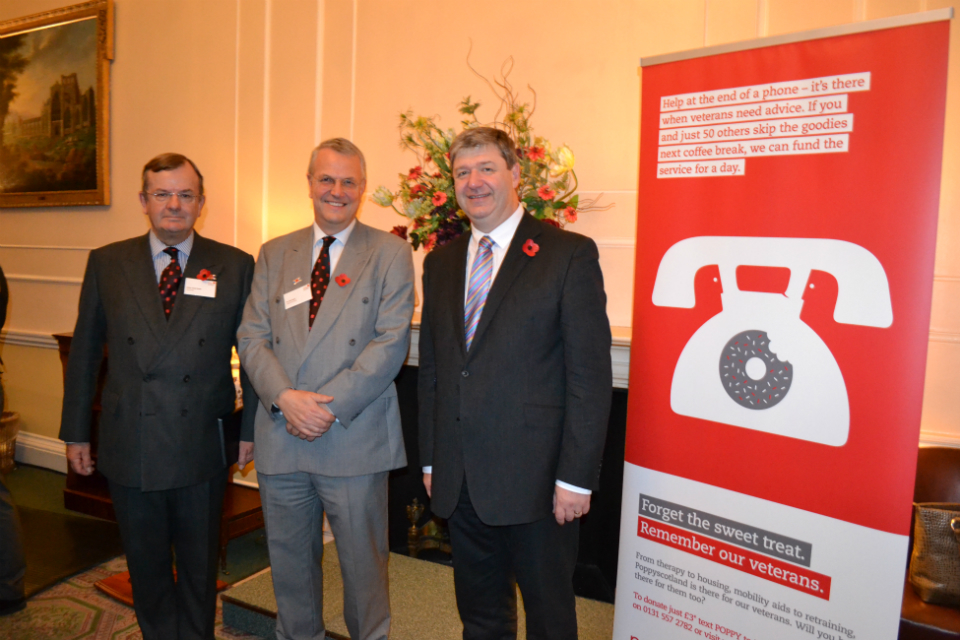 Carmichael hosts 2013 Poppyscotland appeal launch - GOV.UK