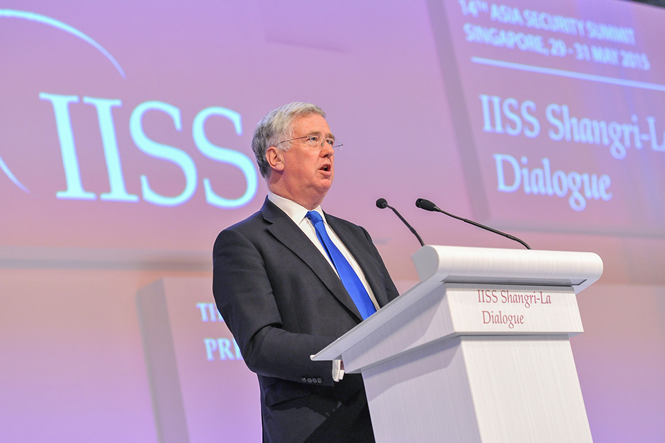 Defence Secretary attends Asia Security Summit - GOV.UK