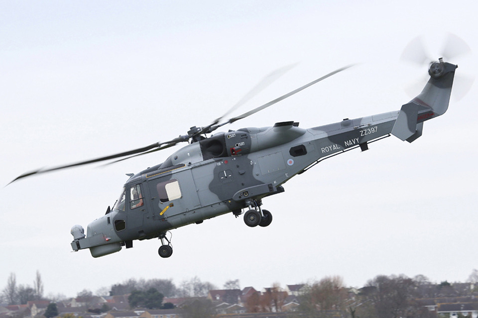 First Navy Wildcat makes maiden flight - GOV.UK