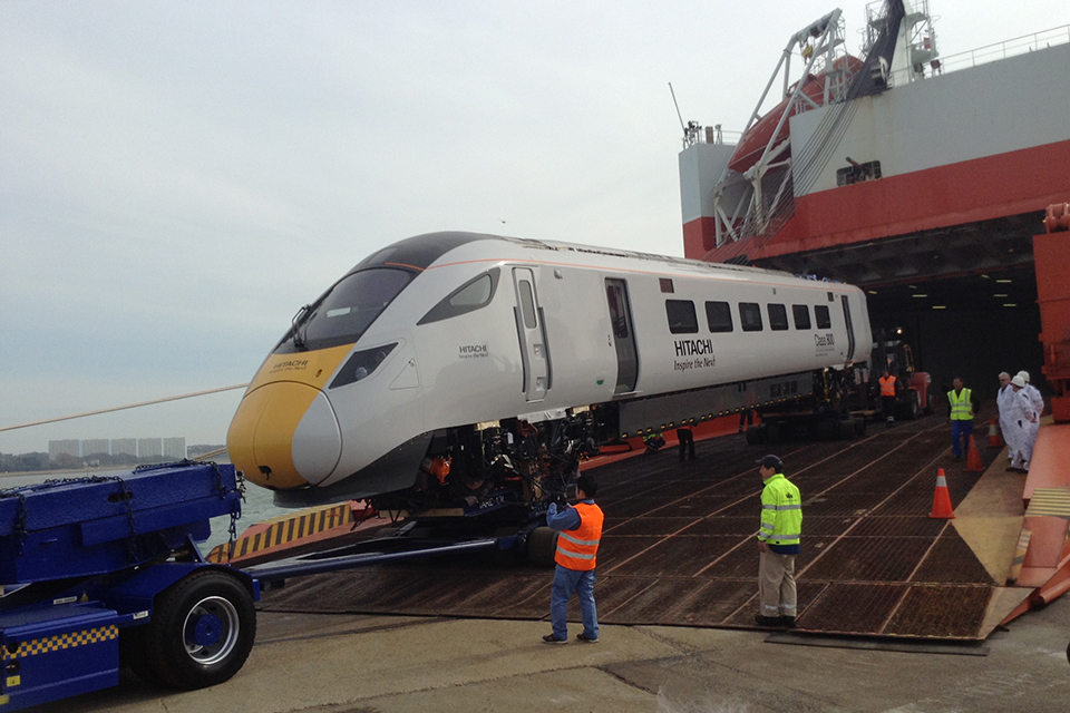 New state-of-the-art InterCity Express train arrives in the UK - GOV.UK
