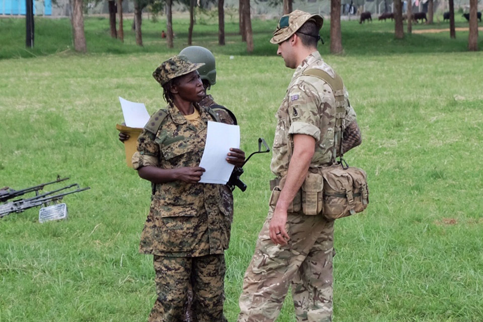 High Commissioner hands over training facility to Ugandan army - GOV.UK