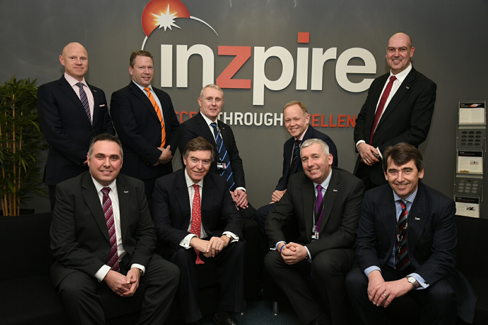 Defence Minister Phillip Dunne visits Inzpire in Lincolnshire - GOV.UK