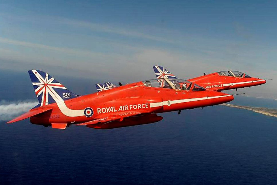 New Red Arrows 3D experience - GOV.UK