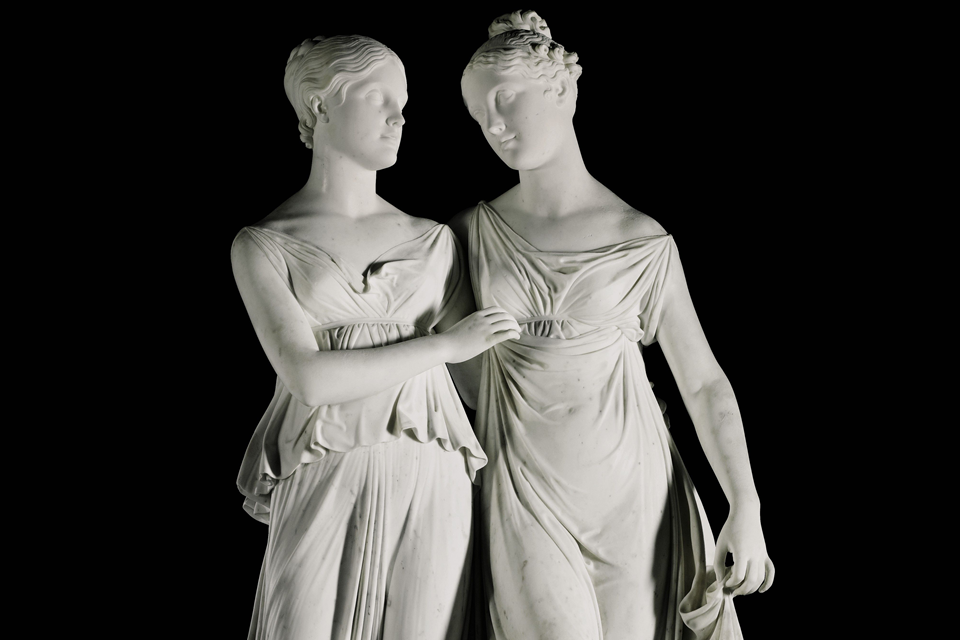 At risk of export: Italian marble sculpture of two sisters dancing - GOV.UK