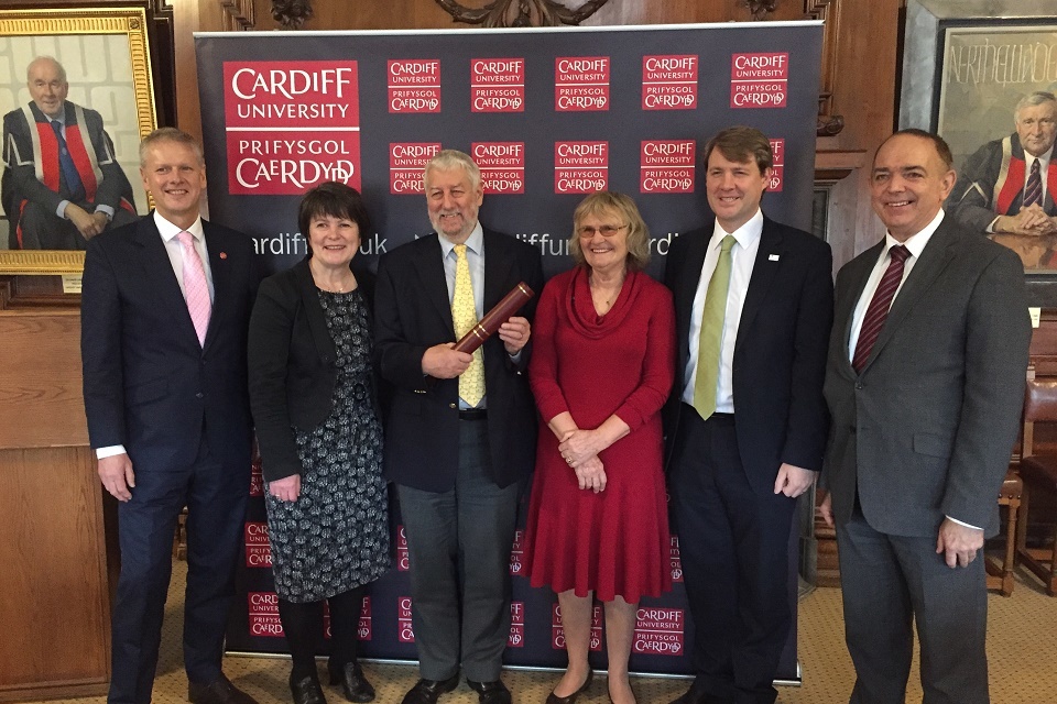 Cardiff University presented with first Regius Professorship in Wales ...