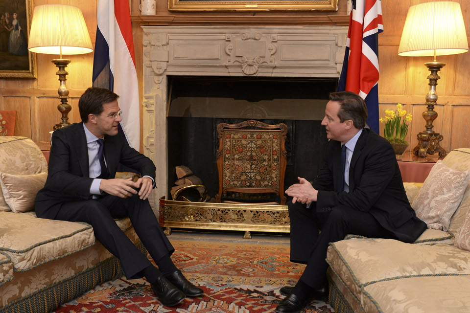 PM meeting with Prime Minister Mark Rutte - GOV.UK