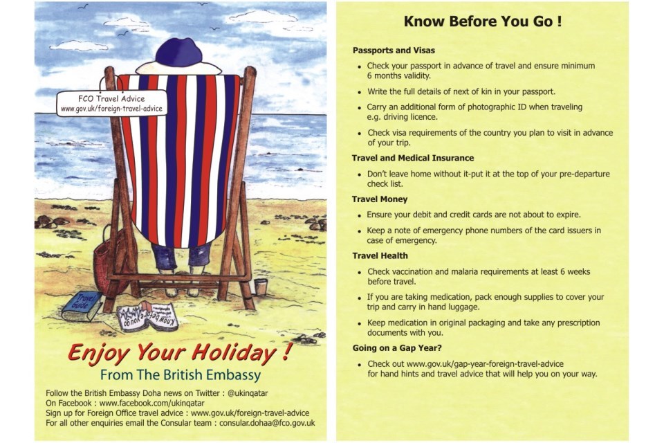 The British Embassy launches the ‘Know Before You Go’ Campaign - GOV.UK