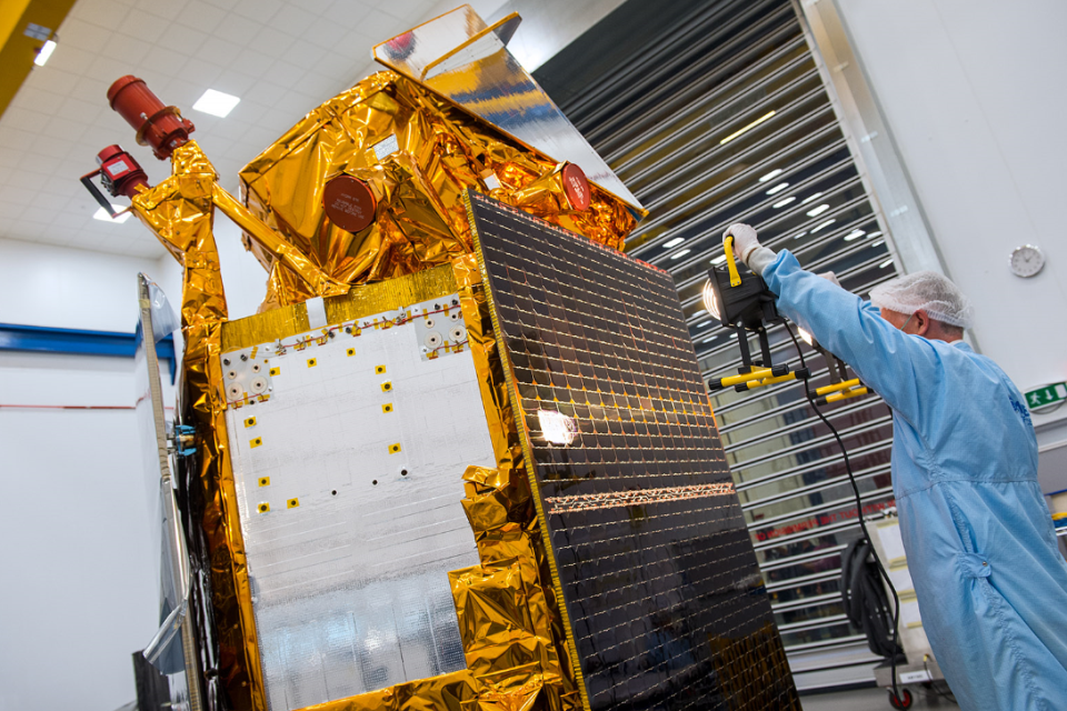 Sentinel-5 Precursor satellite ready for launch - GOV.UK