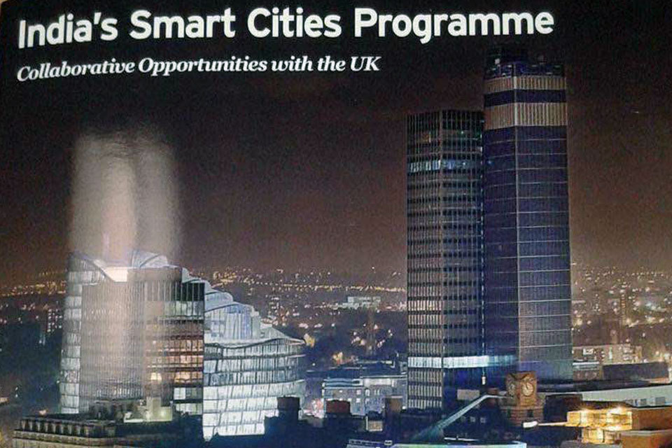 UK offers to build smart cities together with India - GOV.UK