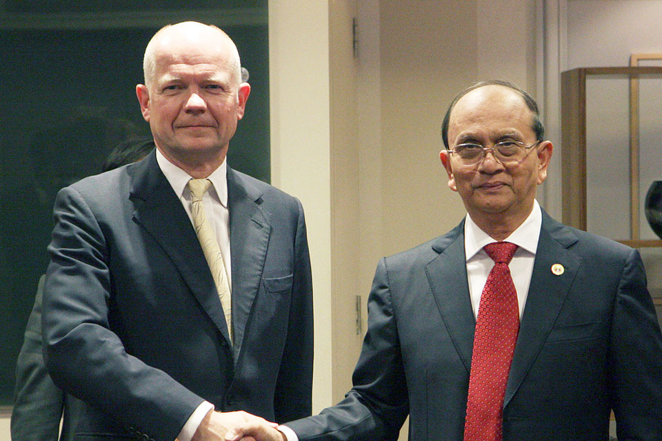 President Thein Sein makes historic visit to the UK - GOV.UK