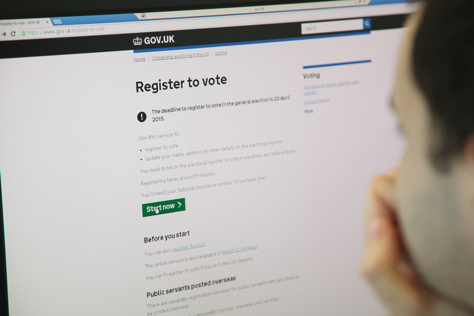 Registration to vote in the EU Referendum - GOV.UK