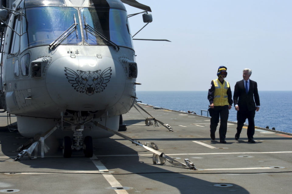 HMS Bulwark conducts largest rescue to date - GOV.UK