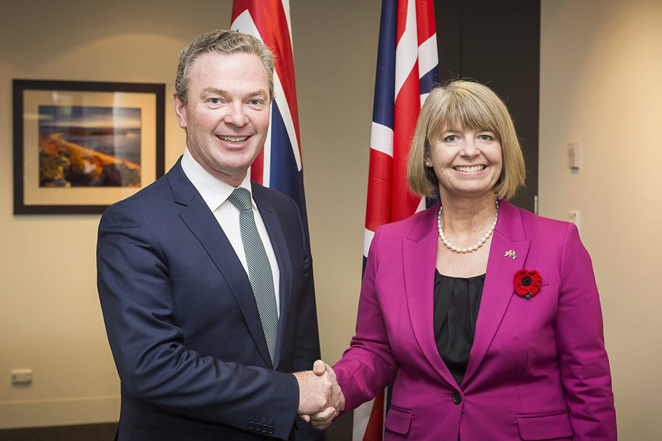 UK and Australia step up defence relationship as ministers meet - GOV.UK
