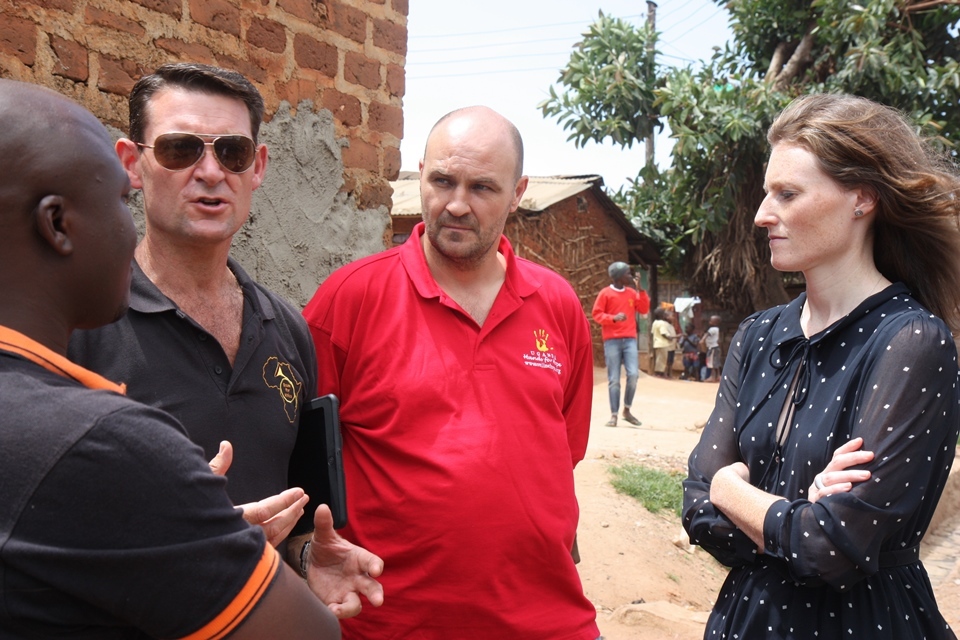 Acting High Commissioner visits UK projects in Katwe slum - GOV.UK