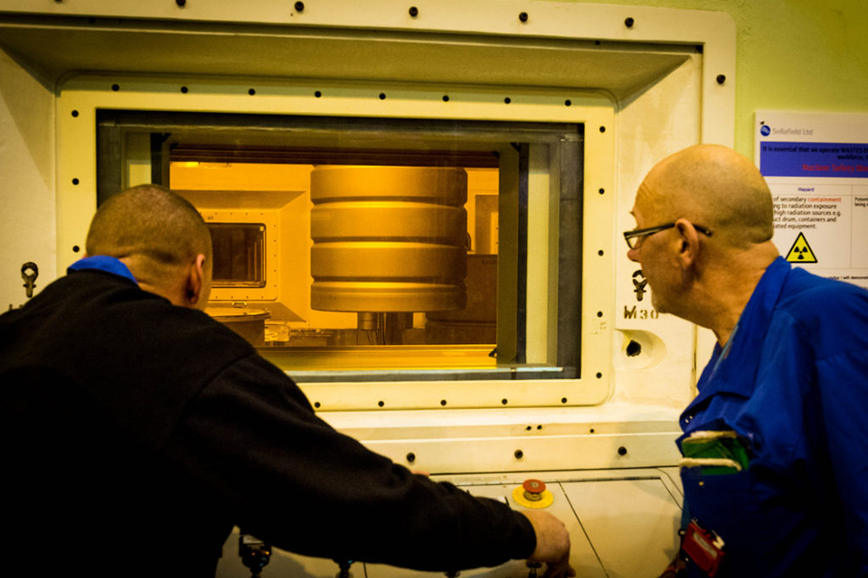 Radioactive sludge makes momentous move to modern storage - GOV.UK