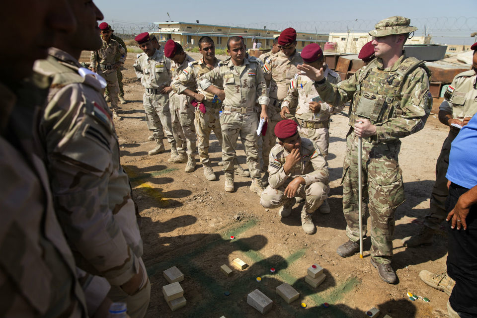 UK begins training Iraqi Forces in countering-IEDs - GOV.UK