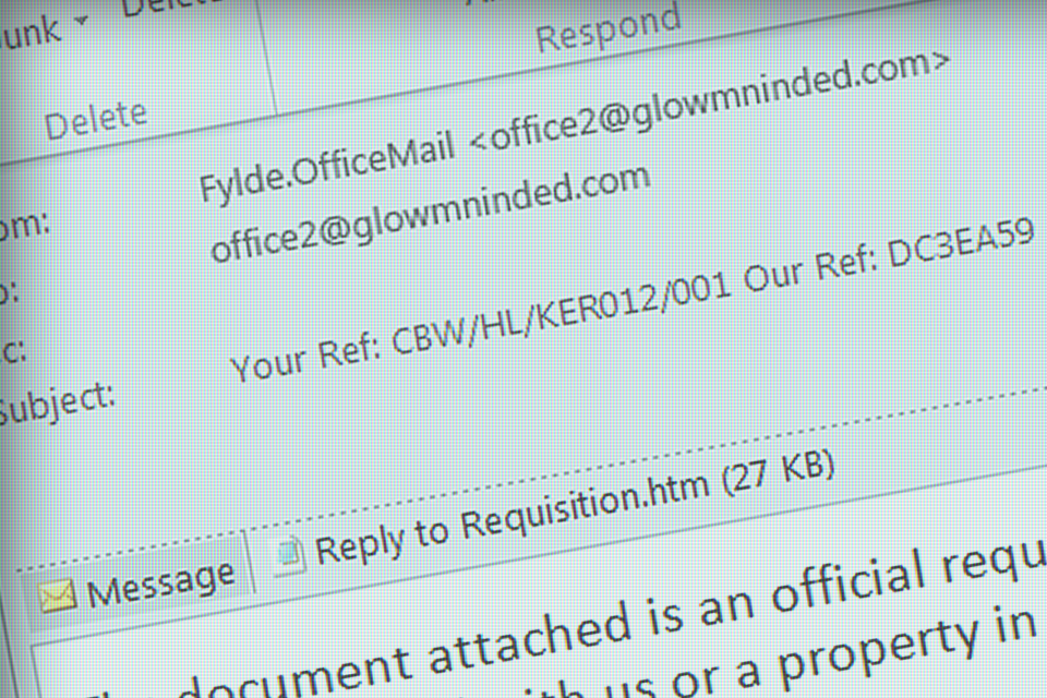 Beware of phishing emails - GOV.UK