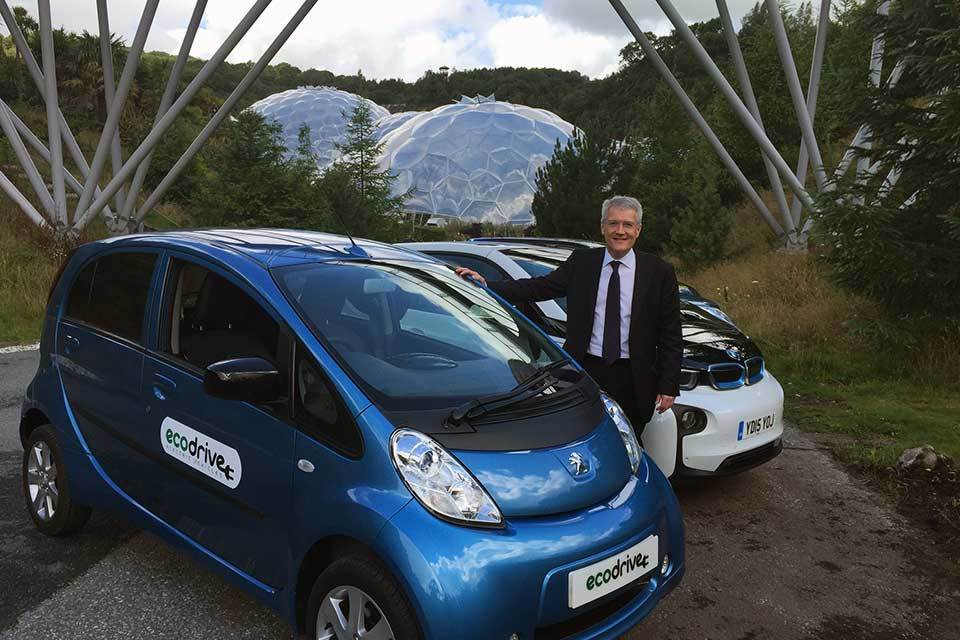 Transport minister unveils rapid chargepoint at Eden Project - GOV.UK