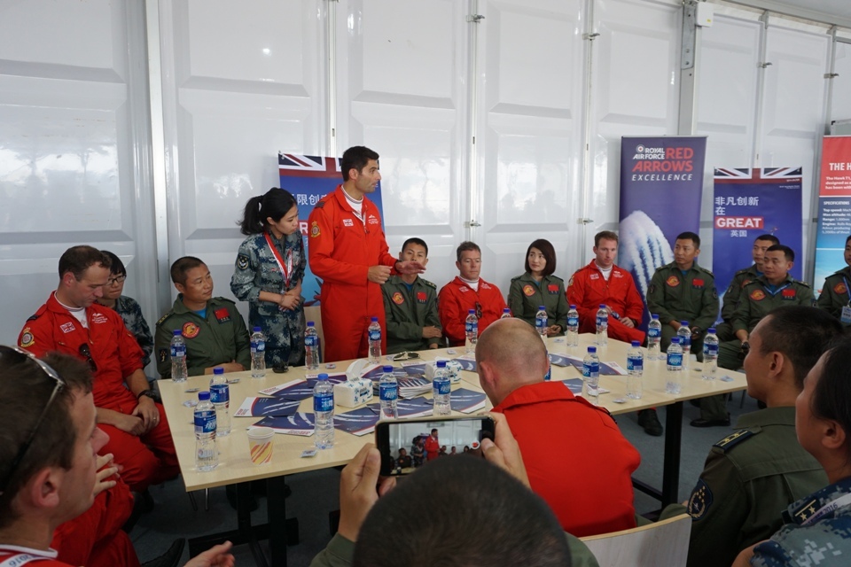 RAF Red Arrows meet Chinese Air Demonstration Team - GOV.UK