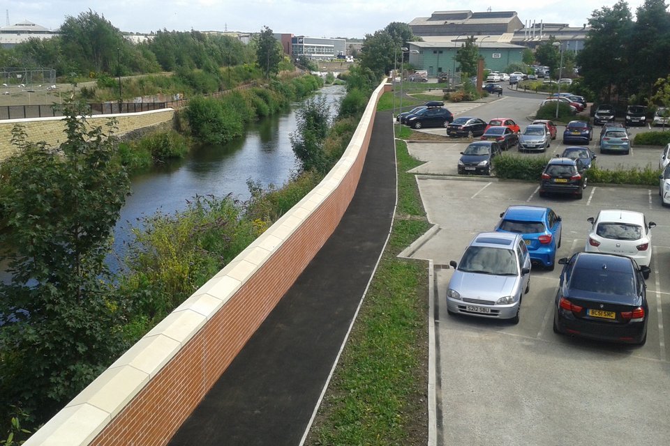 £21 million Sheffield flood defence completed - GOV.UK