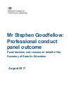 Teacher misconduct panel outcome: Mr Stephen Goodfellow - GOV.UK