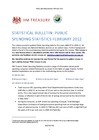 Public Spending Statistics release: February 2012 - GOV.UK